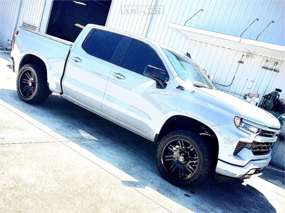 2024 Chevrolet Silverado 1500 Wheel Offset Aggressive > 1" Outside ...