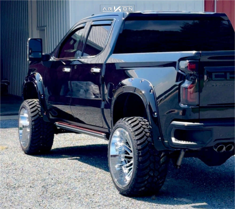 2019 Chevrolet Silverado 1500 Wheel Offset Super Aggressive 3"-5 ...