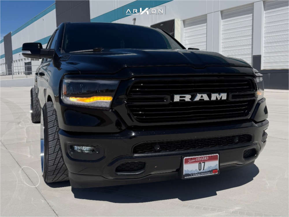 2020 Ram 1500 Wheel Offset Aggressive > 1" Outside Fender Lowered 3F ...