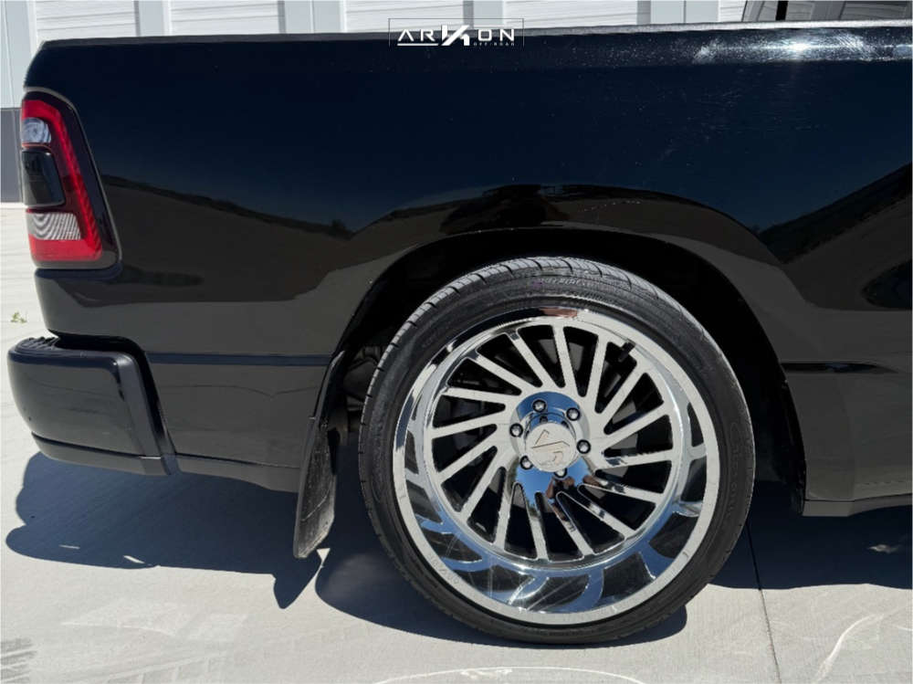 2020 Ram 1500 Wheel Offset Aggressive > 1" Outside Fender Lowered 3F ...