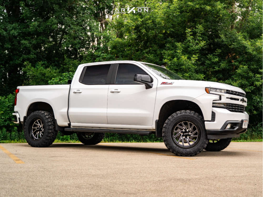 2019 Chevrolet Silverado 1500 Wheel Offset Aggressive > 1" Outside ...