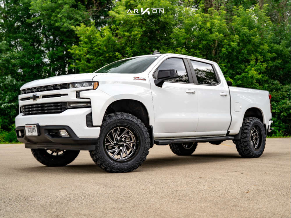 2019 Chevrolet Silverado 1500 Wheel Offset Aggressive > 1" Outside ...