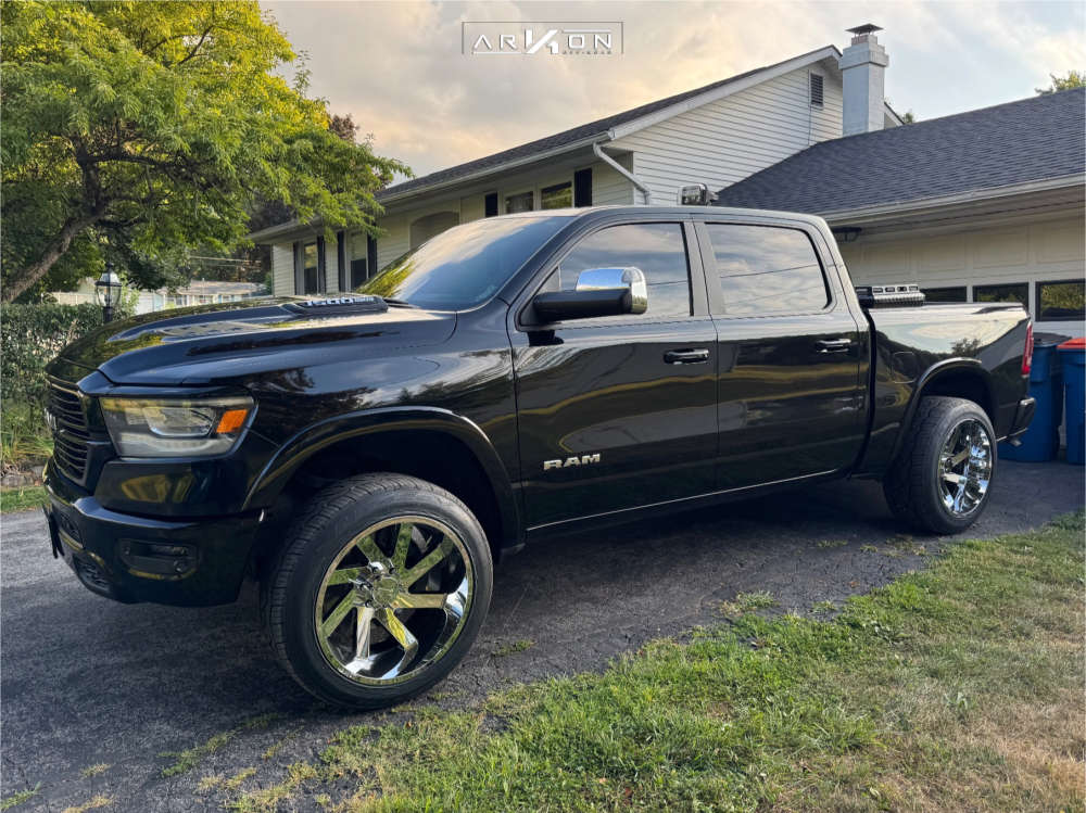 2020 Ram 1500 Wheel Offset Aggressive > 1" Outside Fender Suspension ...