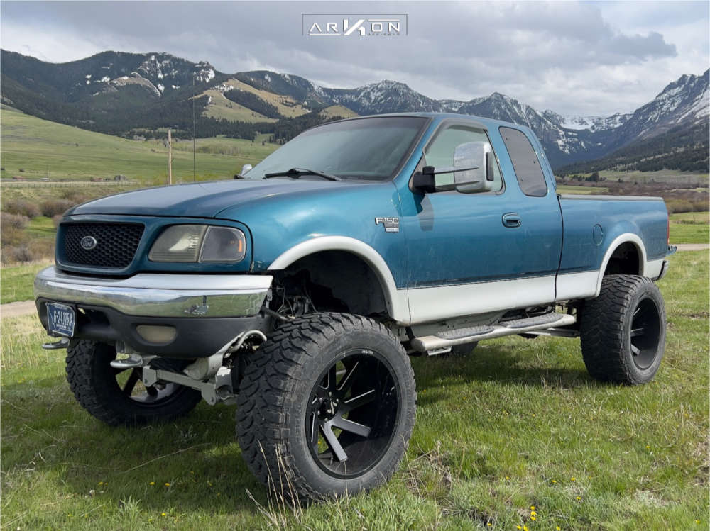 2000 Ford F-150 Wheel Offset Hella Stance >5" Suspension Lift 6" & Body ...