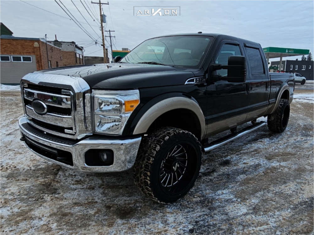 2013 Ford F-250 Super Duty Wheel Offset Super Aggressive 3"-5" Leveling ...