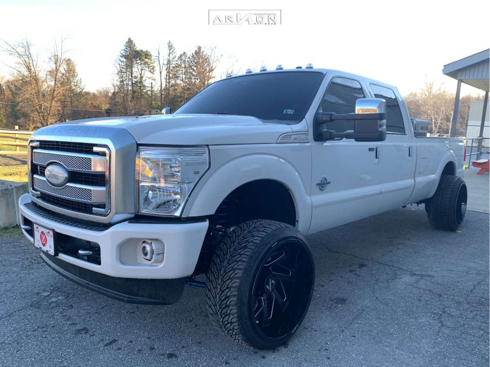 2016 Ford F-250 Wheel Offset Aggressive > 1" Outside Fender Level 2 ...