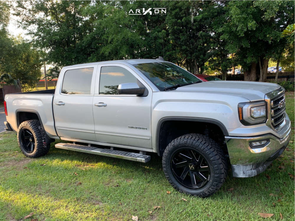 2016 GMC Sierra 1500 Wheel Offset Aggressive > 1" Outside Fender ...
