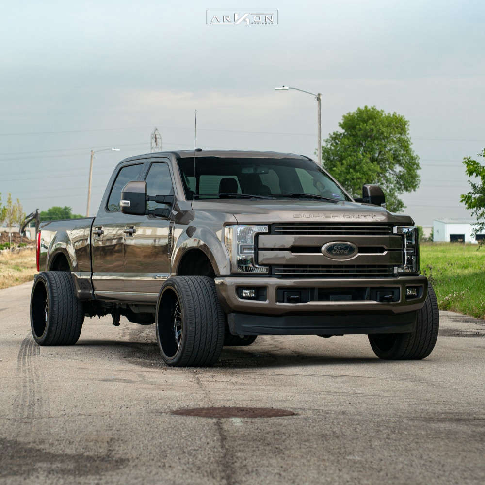 2018 Ford F-250 Super Duty Wheel Offset Hella Stance >5" Stock | 696324 ...