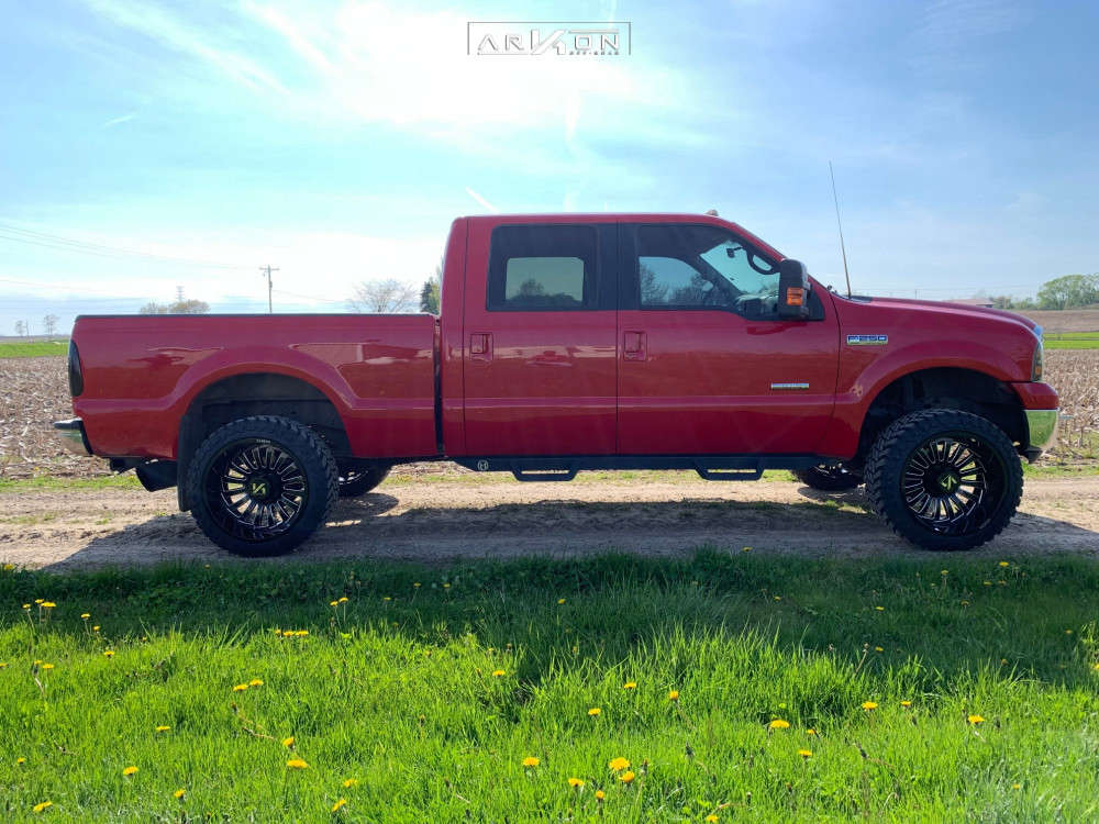 1999 Ford F-250 Super Duty Wheel Offset Super Aggressive 3"-5" Leveling ...