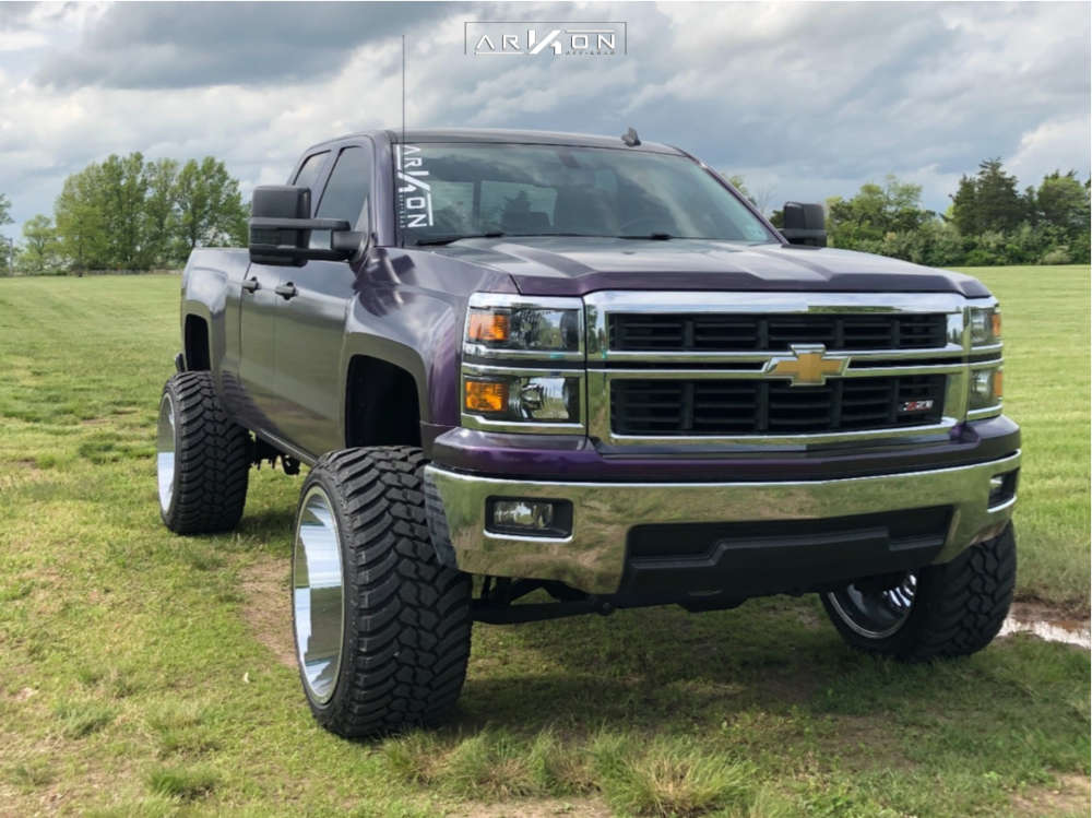 2014 Chevrolet Silverado 1500 Wheel Offset Aggressive > 1" Outside ...