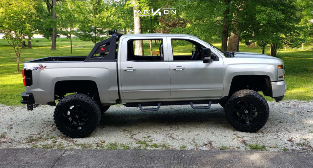 2017 Chevrolet Silverado 1500 Wheel Offset Super Aggressive 3"-5 ...