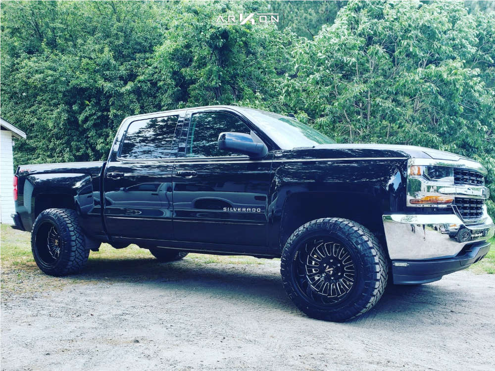 2018 Chevrolet Silverado 1500 Wheel Offset Super Aggressive 3"-5 ...