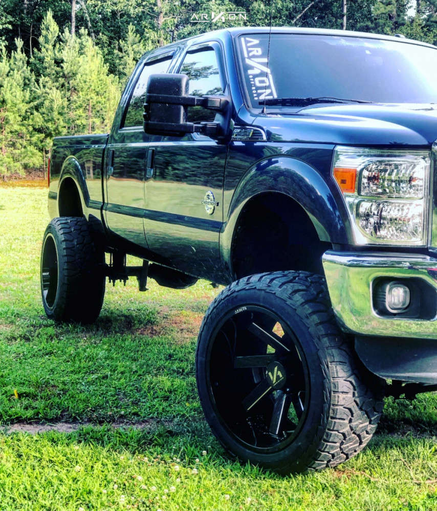 2015 Ford F-250 Super Duty Wheel Offset Hella Stance >5" Suspension ...