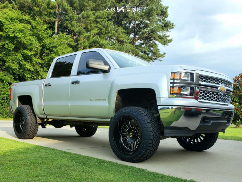2014 Chevrolet Silverado 1500 Wheel Offset Super Aggressive 3"-5 ...