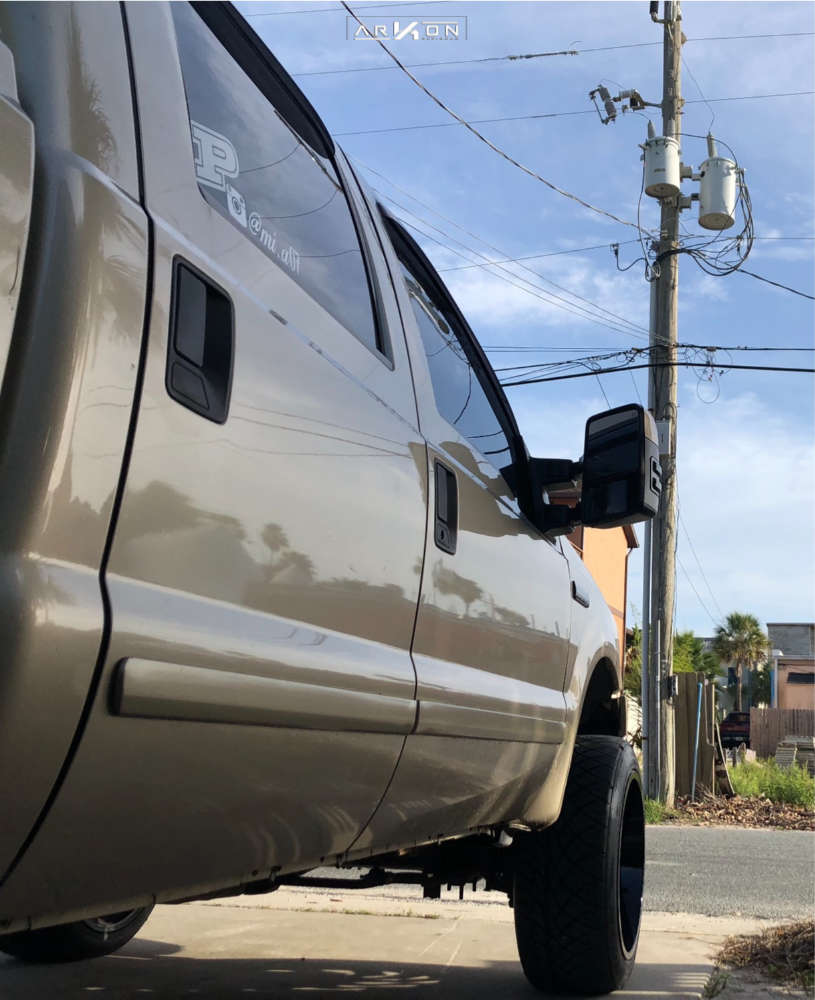 2001 Ford F-250 Super Duty Wheel Offset Super Aggressive 3"-5" Leveling ...