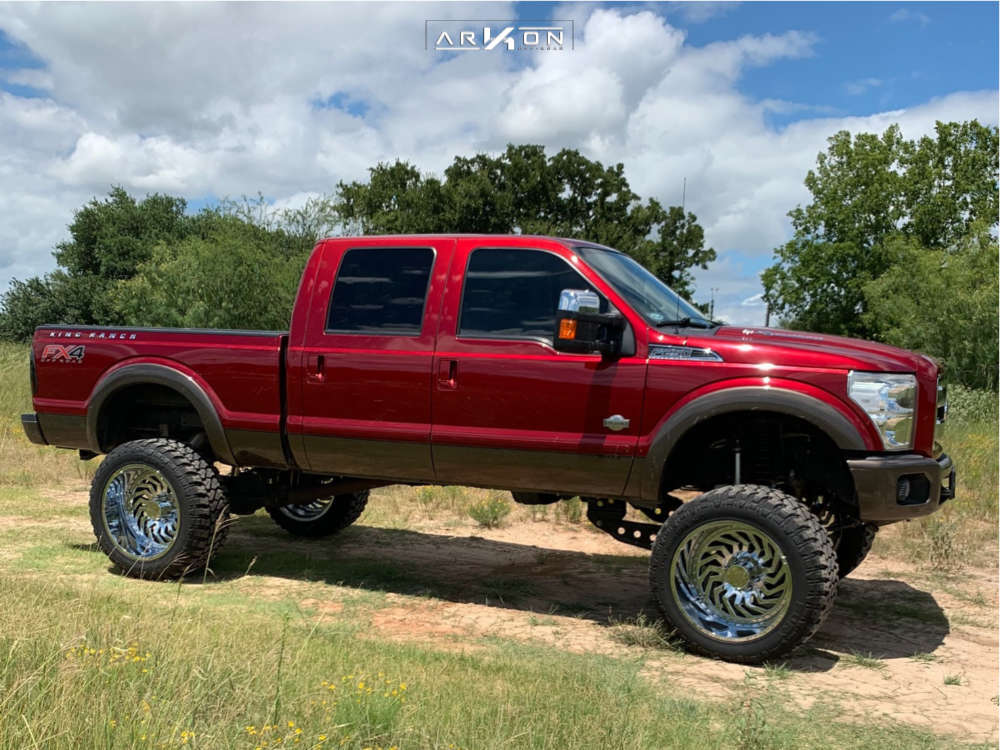 2015 Ford F-250 Super Duty Wheel Offset Super Aggressive 3"-5 ...