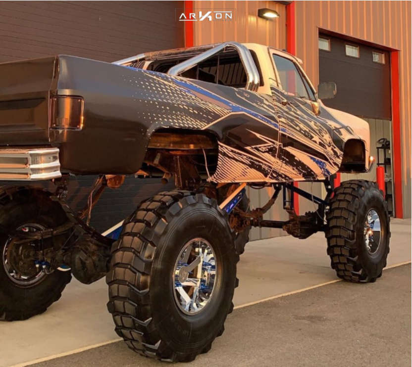 1986 Chevrolet K20 Wheel Offset Hella Stance >5" Lifted >12" | 745208 ...