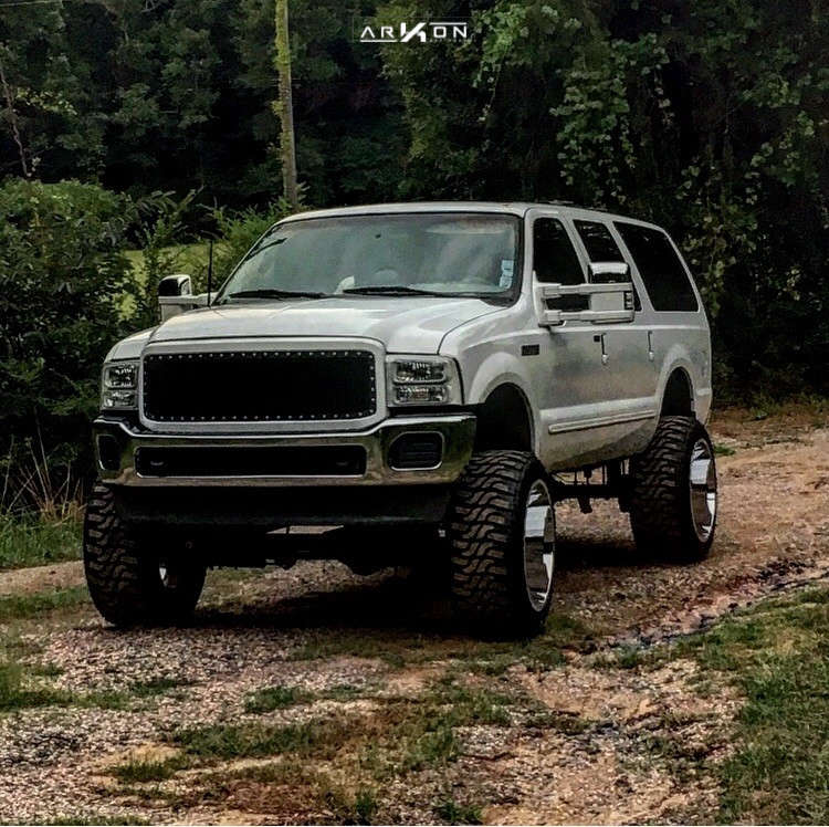 2000 Ford Excursion Wheel Offset Super Aggressive 3"-5" Suspension Lift ...