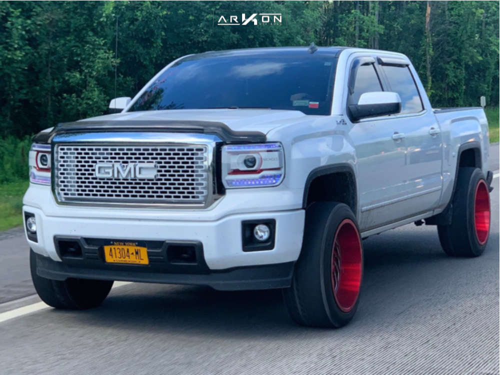 2014 GMC Sierra 1500 Wheel Offset Super Aggressive 3"-5" Leveling Kit ...