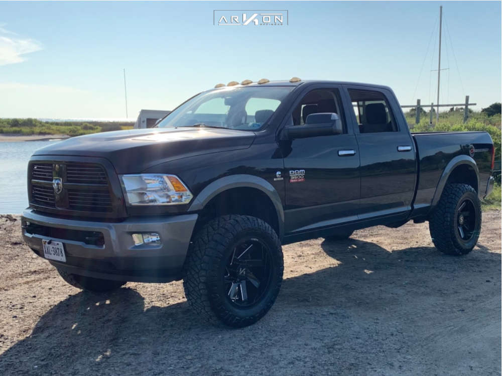 2011 Ram 3500 Wheel Offset Aggressive > 1" Outside Fender Leveling Kit ...