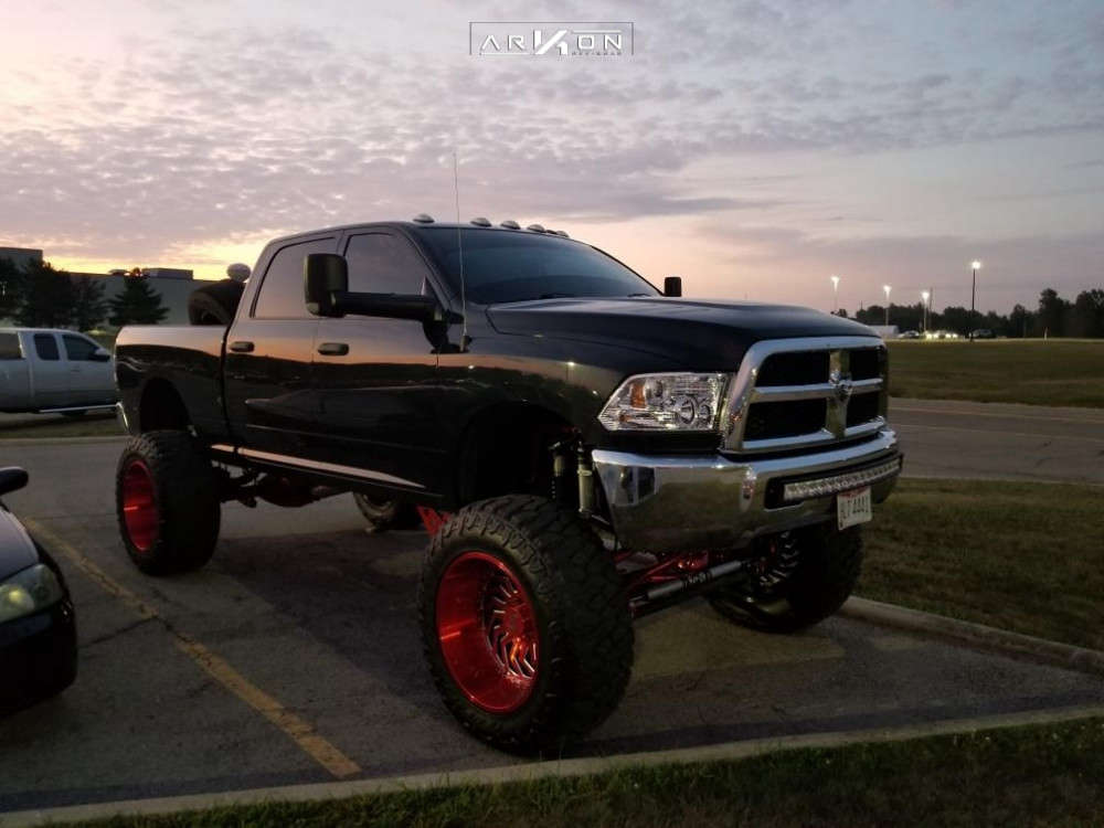 2016 Ram 3500 Wheel Offset Hella Stance >5" Suspension Lift 12 ...