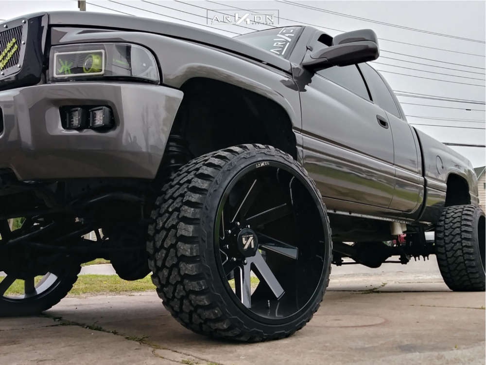 2002 Dodge Ram 2500 Wheel Offset Hella Stance >5" Leveling Kit | 772570 ...