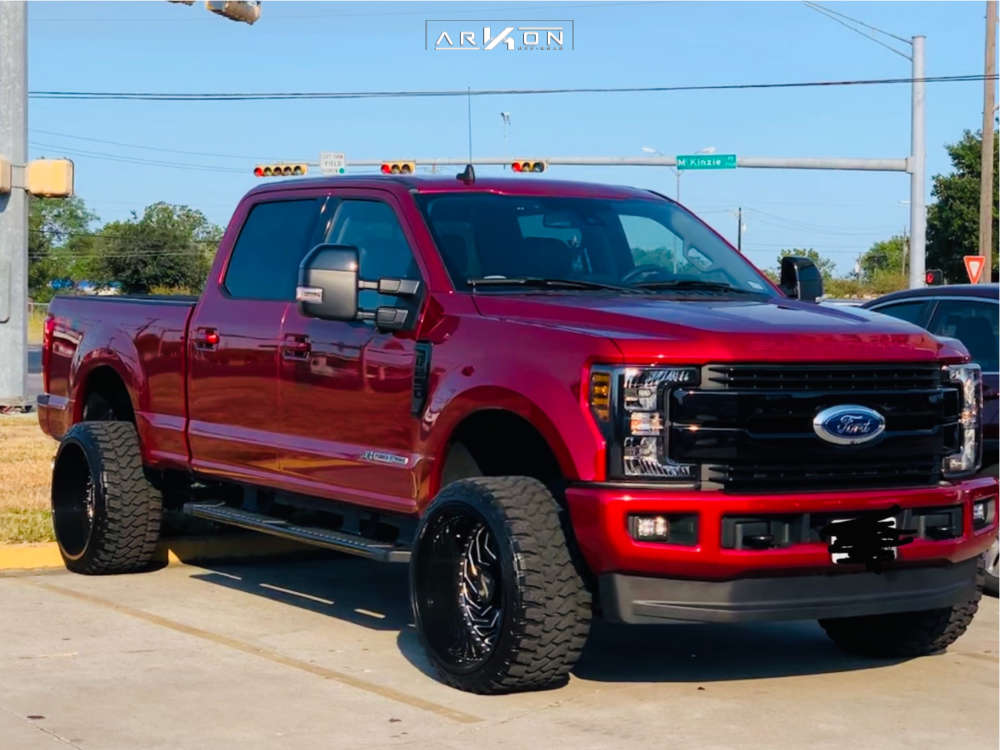 2019 Ford F-250 Super Duty Wheel Offset Super Aggressive 3"-5" Leveling ...