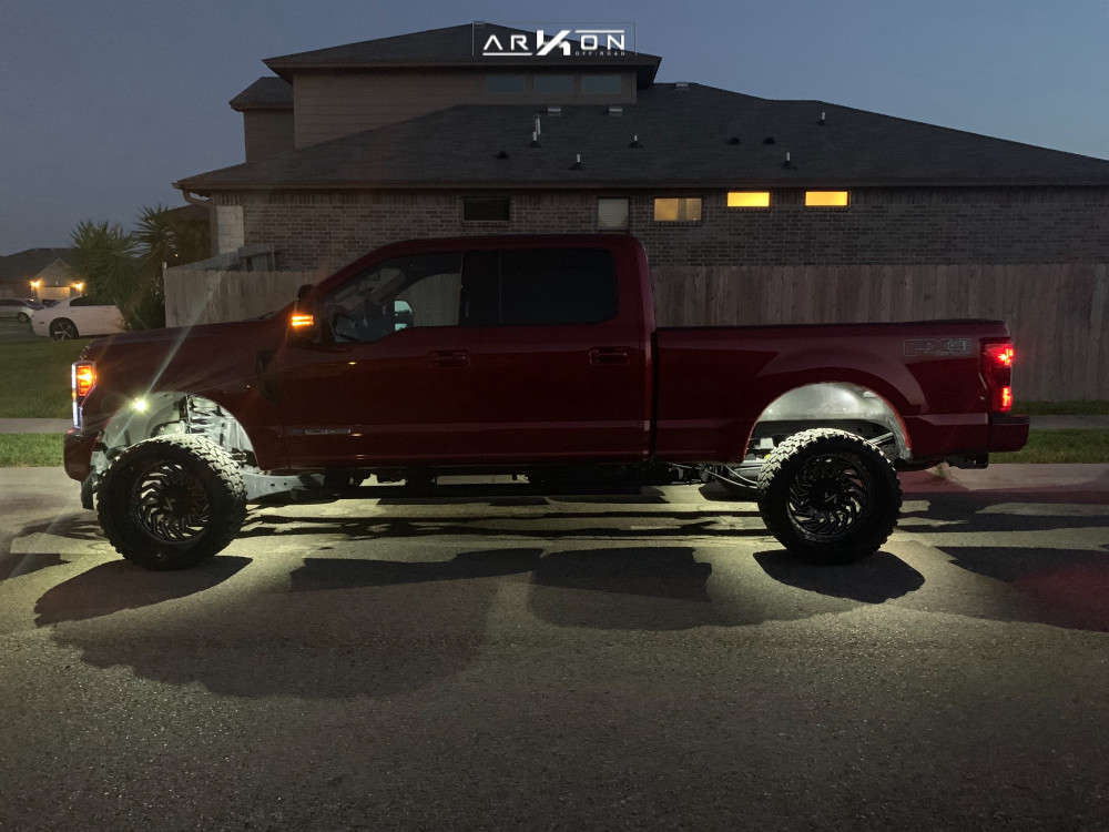 2019 Ford F-250 Super Duty Wheel Offset Super Aggressive 3"-5" Leveling ...