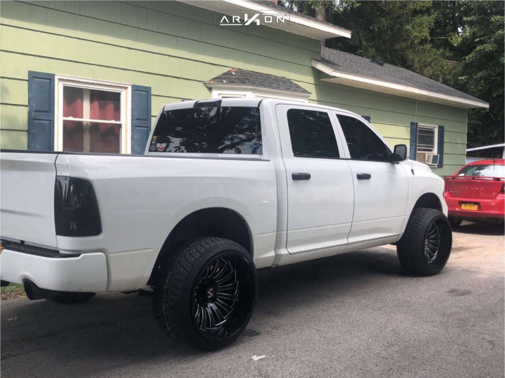2013 Ram 1500 Wheel Offset Hella Stance >5" Suspension Lift 3.5 ...