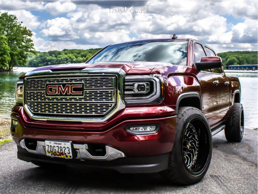 2017 GMC Sierra 1500 Wheel Offset Super Aggressive 3"-5" Stock | 790697 ...