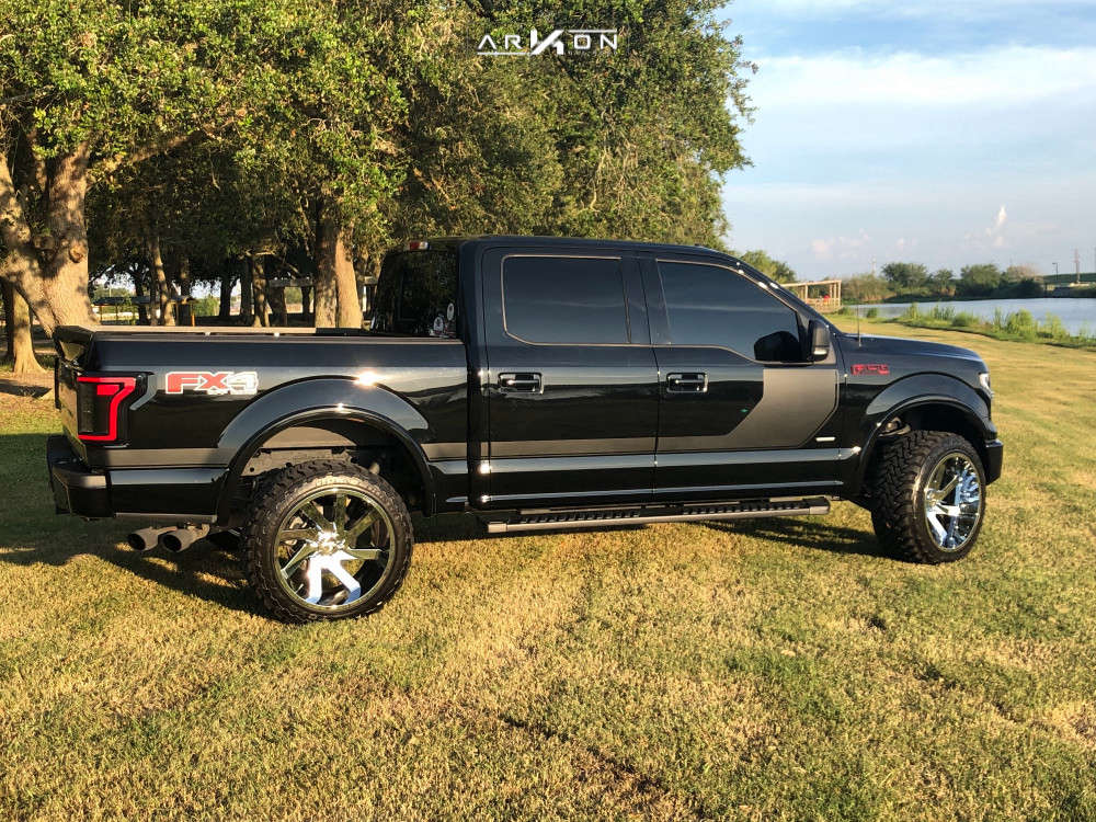 2016 Ford F-150 Wheel Offset Super Aggressive 3"-5" Leveling Kit ...