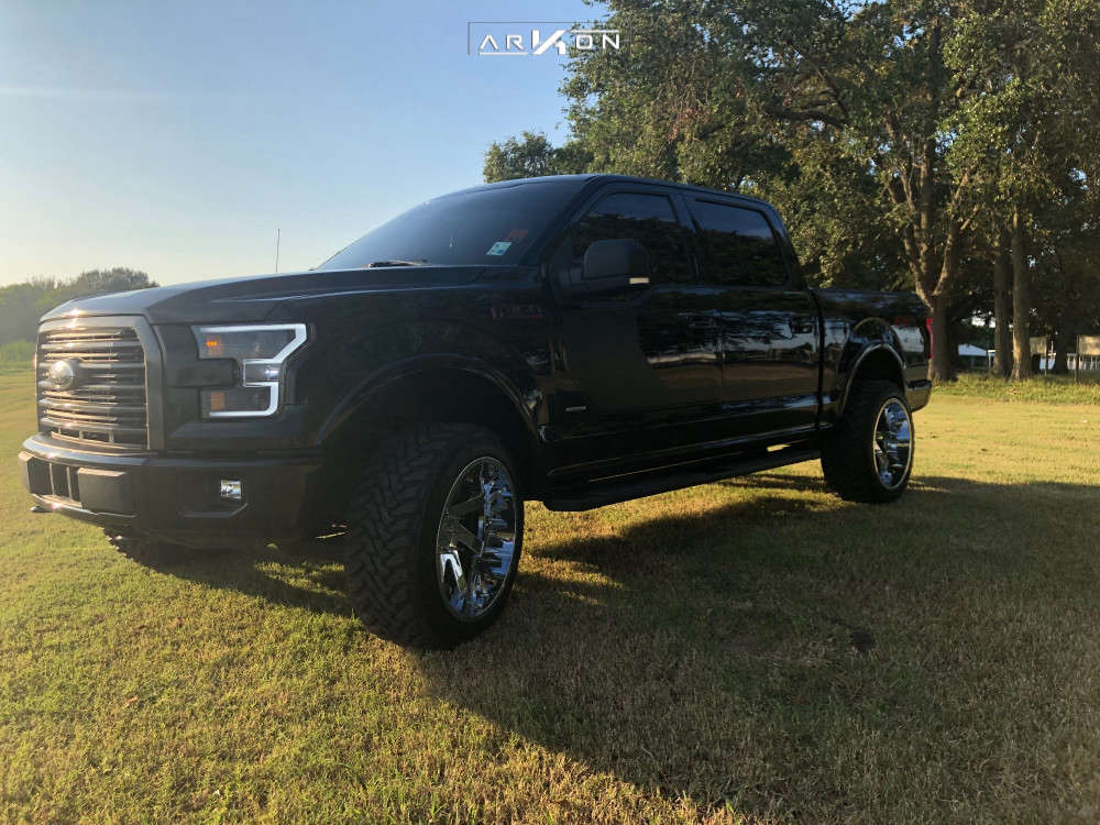 2016 Ford F-150 Wheel Offset Super Aggressive 3"-5" Leveling Kit ...