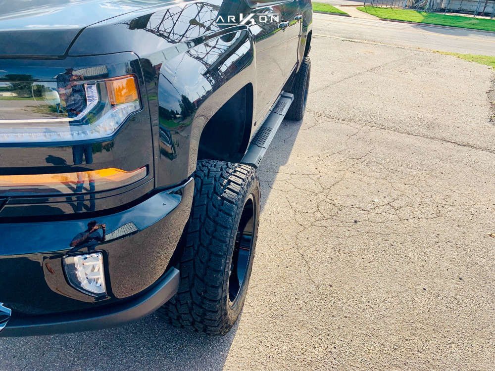 2018 Chevrolet Silverado 1500 Wheel Offset Super Aggressive 3"-5 ...