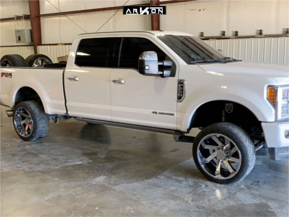 2017 Ford F-250 Super Duty Wheel Offset Super Aggressive 3"-5" Leveling ...
