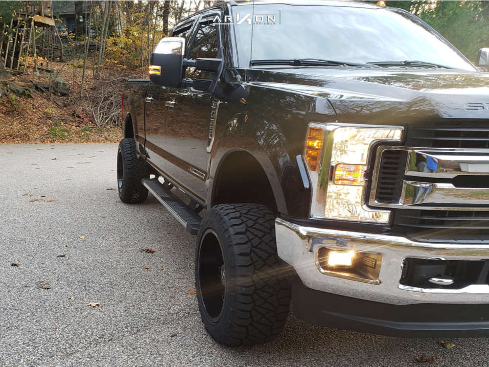 2019 Ford F-350 Super Duty Wheel Offset Super Aggressive 3"-5" Leveling ...