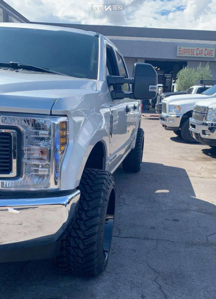 2018 Ford F-250 Super Duty Wheel Offset Super Aggressive 3"-5" Level 2 ...