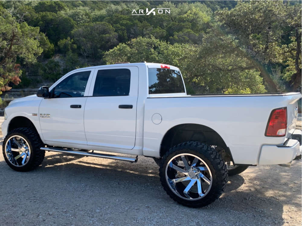 2013 Ram 1500 Wheel Offset Super Aggressive 3"-5" Suspension Lift 6 ...