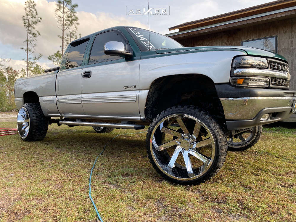 2001 Chevrolet Silverado 1500 Wheel Offset Super Aggressive 3"-5 ...