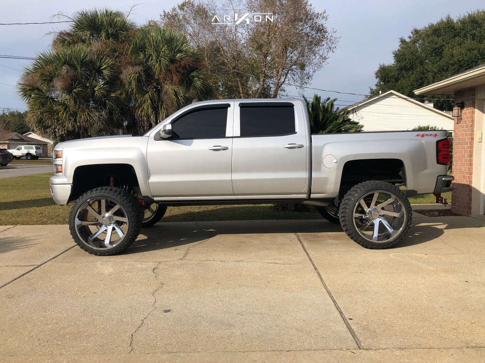 2014 Chevrolet Silverado 1500 Wheel Offset Super Aggressive 3"-5" Air ...