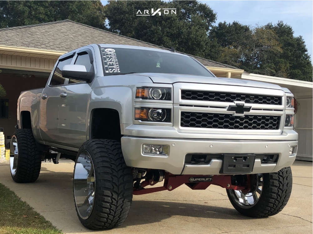 2014 Chevrolet Silverado 1500 Wheel Offset Super Aggressive 3"-5 ...