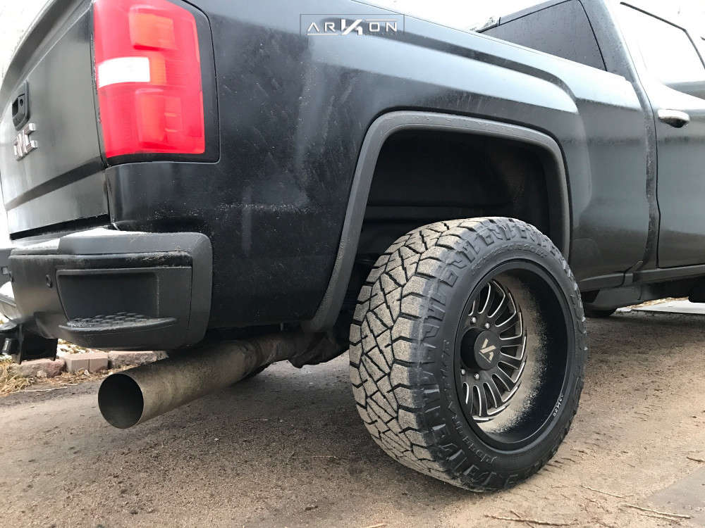 2016 GMC Sierra 2500 HD Wheel Offset Super Aggressive 3"-5" Suspension ...