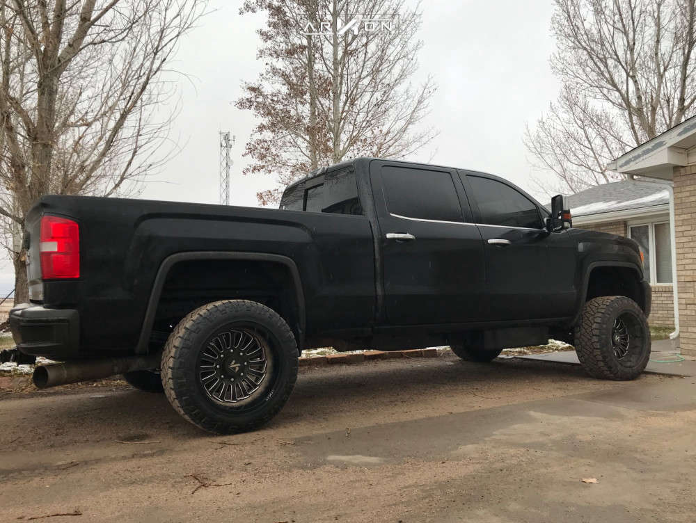 2016 GMC Sierra 2500 HD Wheel Offset Super Aggressive 3"-5" Suspension ...