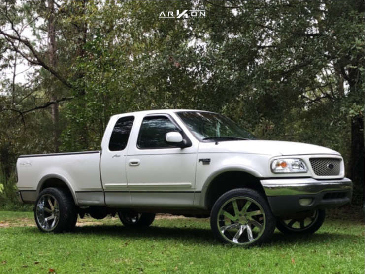 1999 Ford F-150 Wheel Offset Super Aggressive 3"-5" Leveling Kit ...