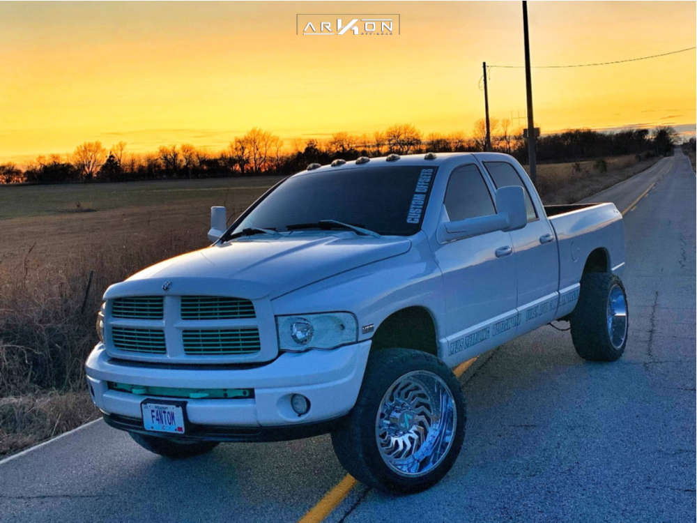 2004 Dodge Ram 1500 Wheel Offset Hella Stance >5" Suspension Lift 3.5 ...