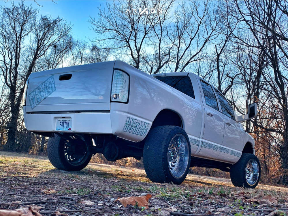 2004 Dodge Ram 1500 Wheel Offset Hella Stance >5" Suspension Lift 3.5 ...