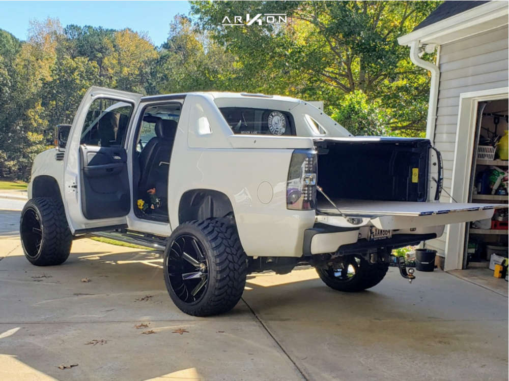 2008 Chevrolet Avalanche Wheel Offset Super Aggressive 3"-5" Suspension ...
