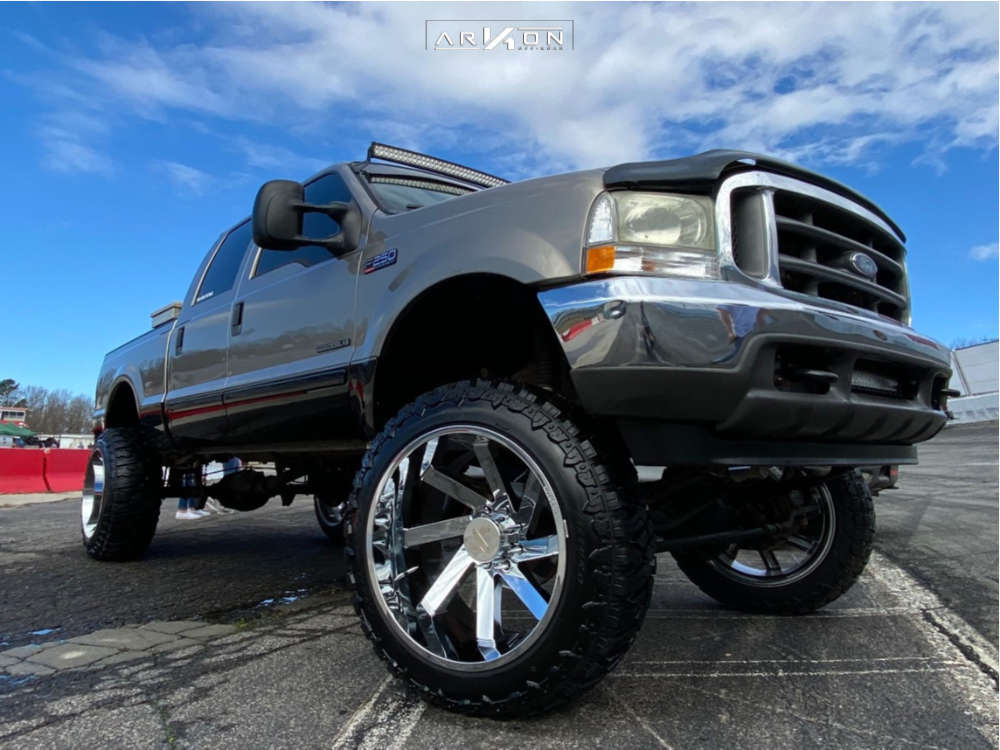 2002 Ford F-250 Super Duty Wheel Offset Super Aggressive 3"-5 ...