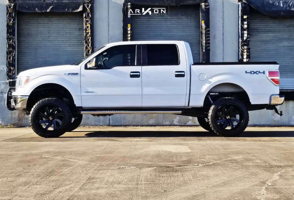 2014 Ford F-150 Wheel Offset Super Aggressive 3"-5" Suspension Lift 6 ...