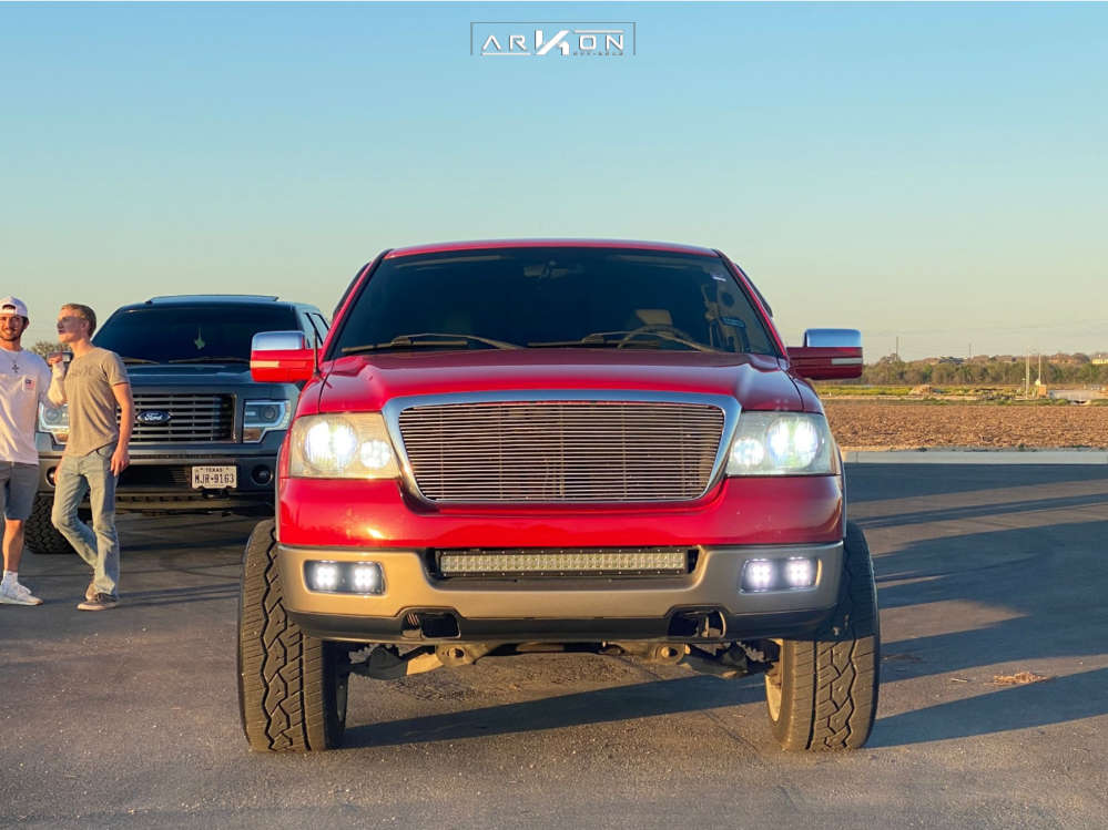 2004 Ford F-150 Wheel Offset Super Aggressive 3"-5" Leveling Kit ...