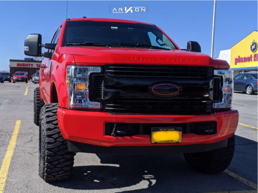 2018 Ford F-250 Super Duty Wheel Offset Super Aggressive 3"-5" Leveling ...